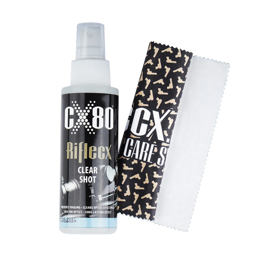 Środek do czyszczenia optyki Clear Shot ze ściereczką 100 ml RifleCX ...