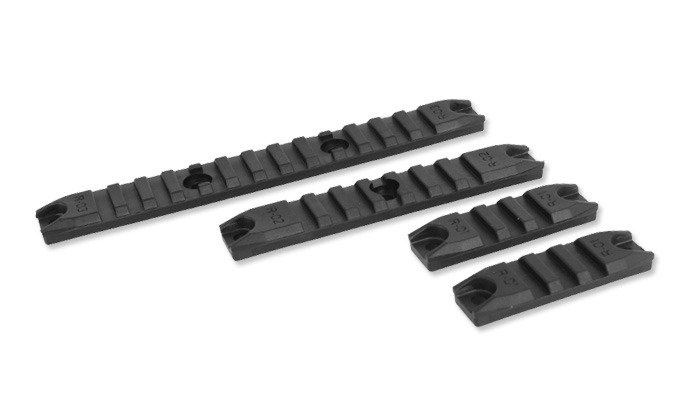 Amoeba Airsoft - RIS Rail Set - 4 pcs - Black - AM-RAIL-SET-BK best ...
