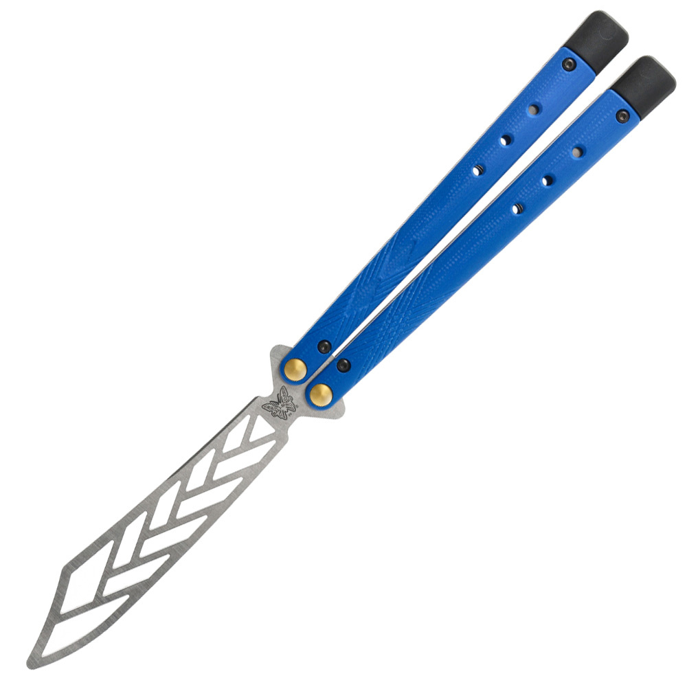 Benchmade - Butterfly Training Knife 99T Necron - 440C - Blue - 99T ...