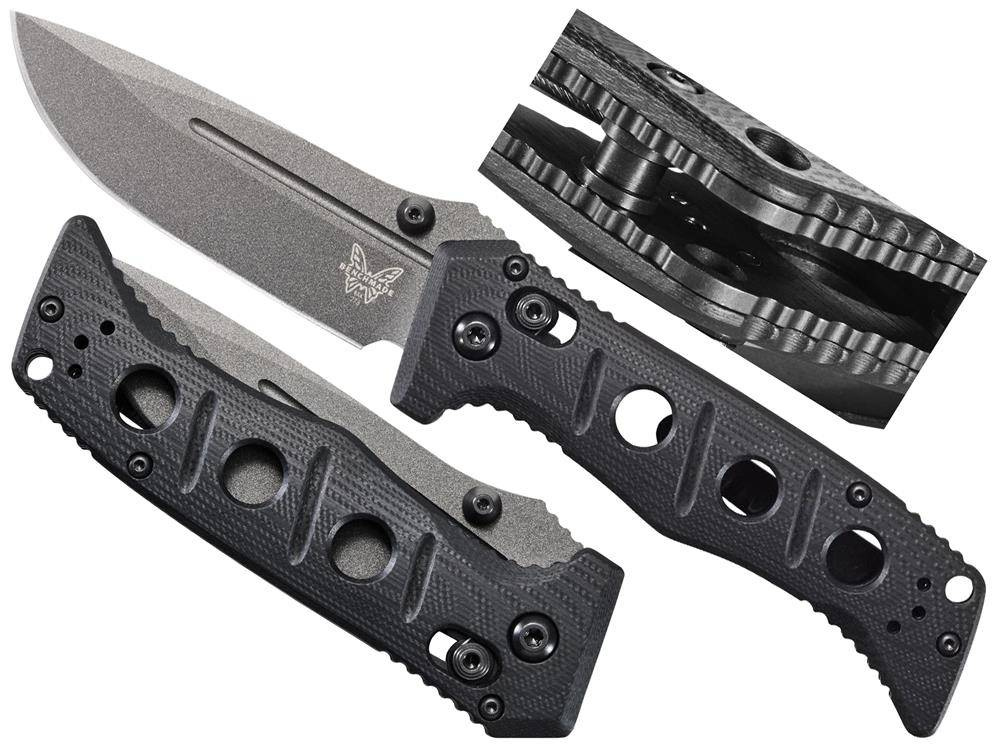 Benchmade - Folding Knife Mini Adamas - CPM CruWear - Black - 273GY-1 ...