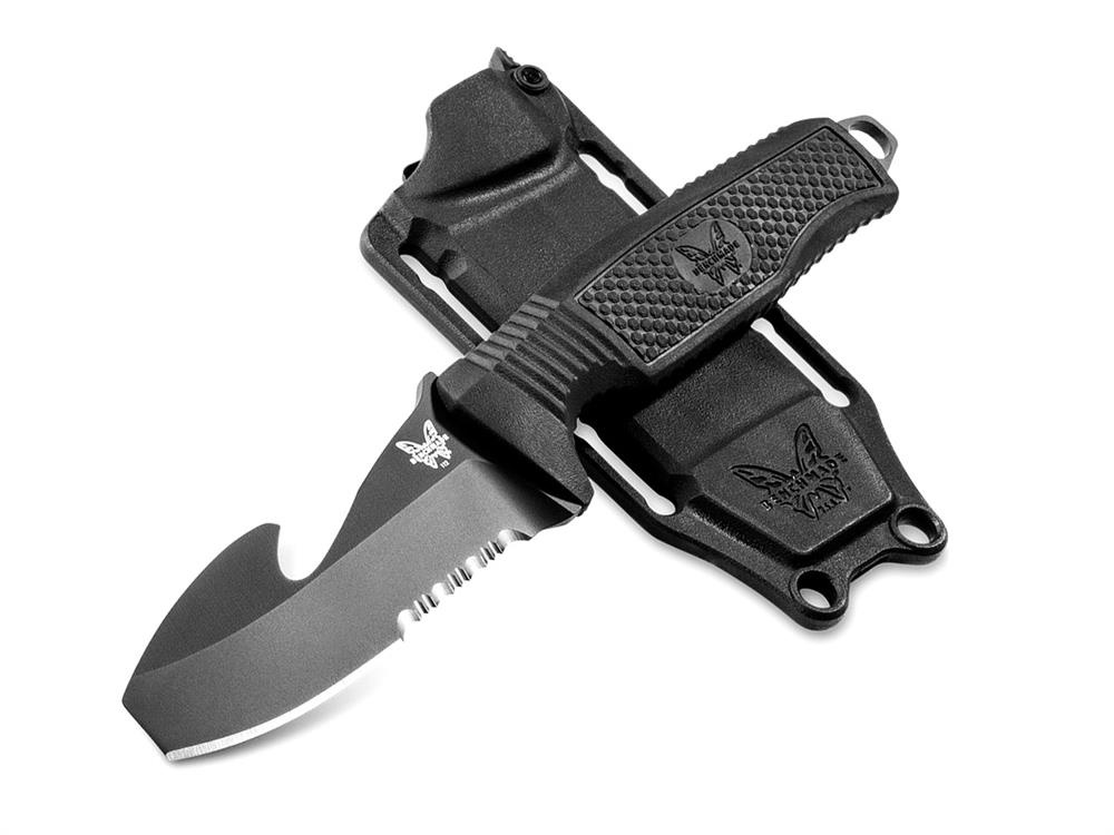 Benchmade - Tactical knife 112SBK-BLK H2O Fixed - N680 - Black - 112SBK ...