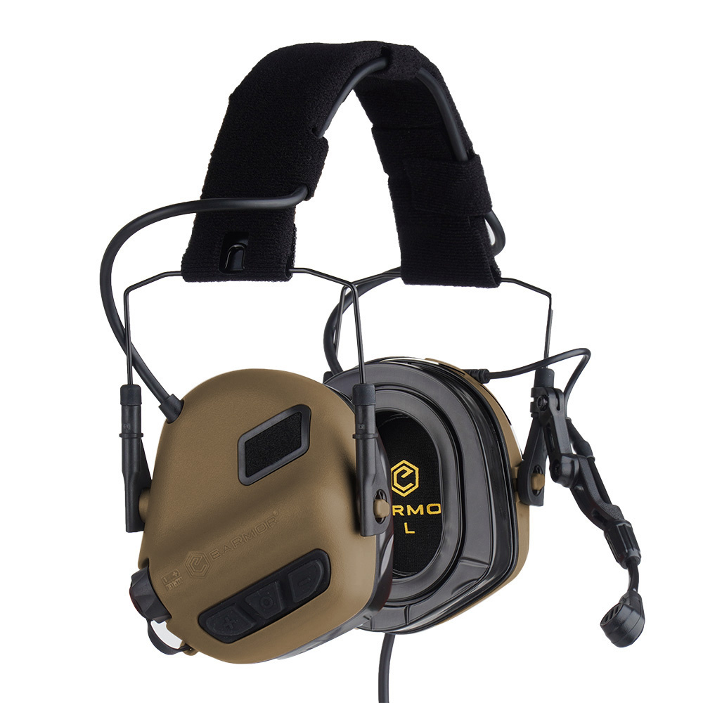 Earmor - M32 Tactical Mod 3 Communication Headset - Coyote Tan best ...