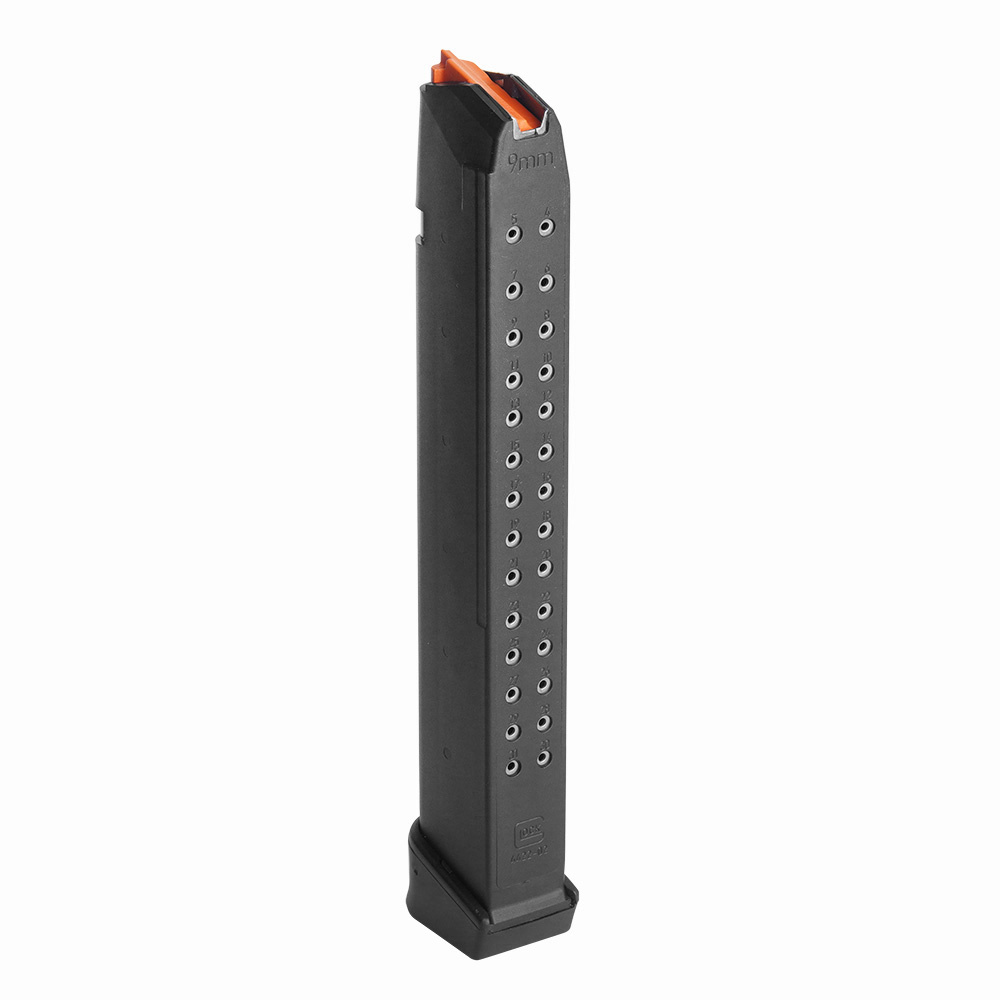 Glock - Pistol Magazine for Glocks - 9x19 mm Luger/Parabellum - 31+2 ...