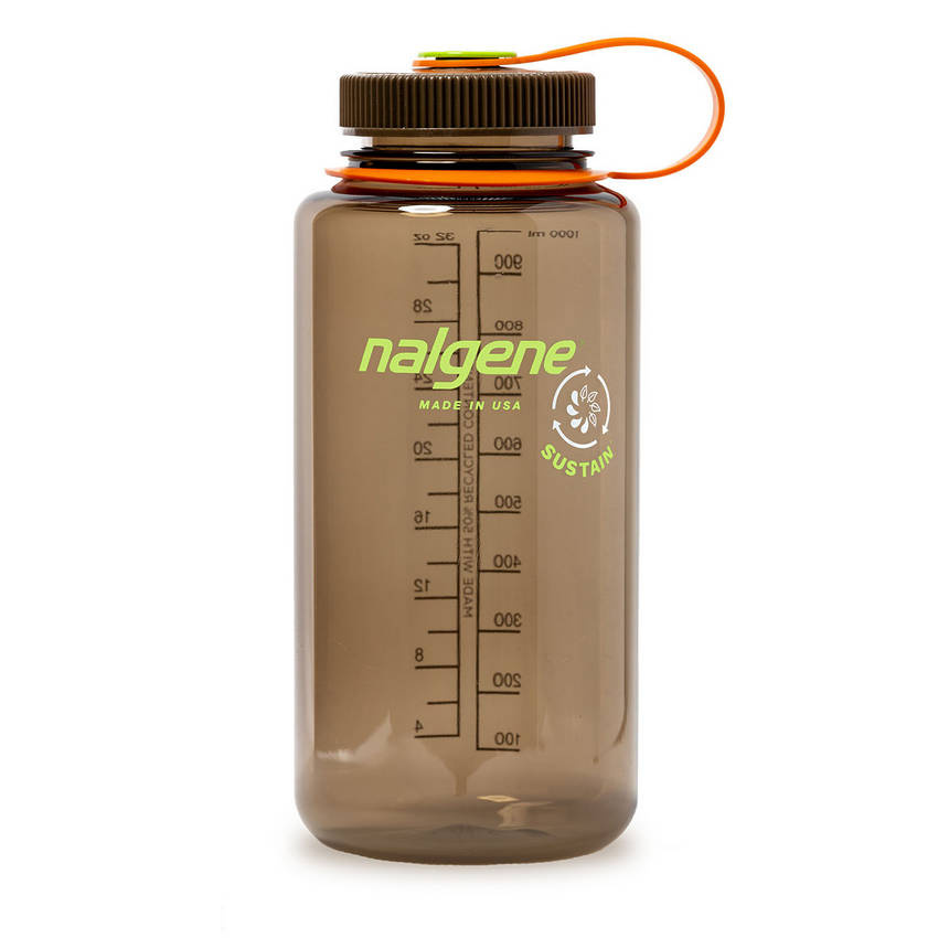 Nalgene - 32oz Wide Mouth Bottle - 63 mm Cap - 1.1L - Woodsman - 2178 ...