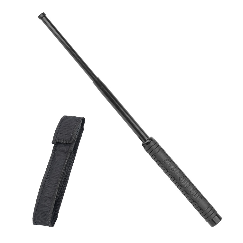 Police Hardened Expandable Baton with Sheath - 21'' - Black - 21H BLK ...
