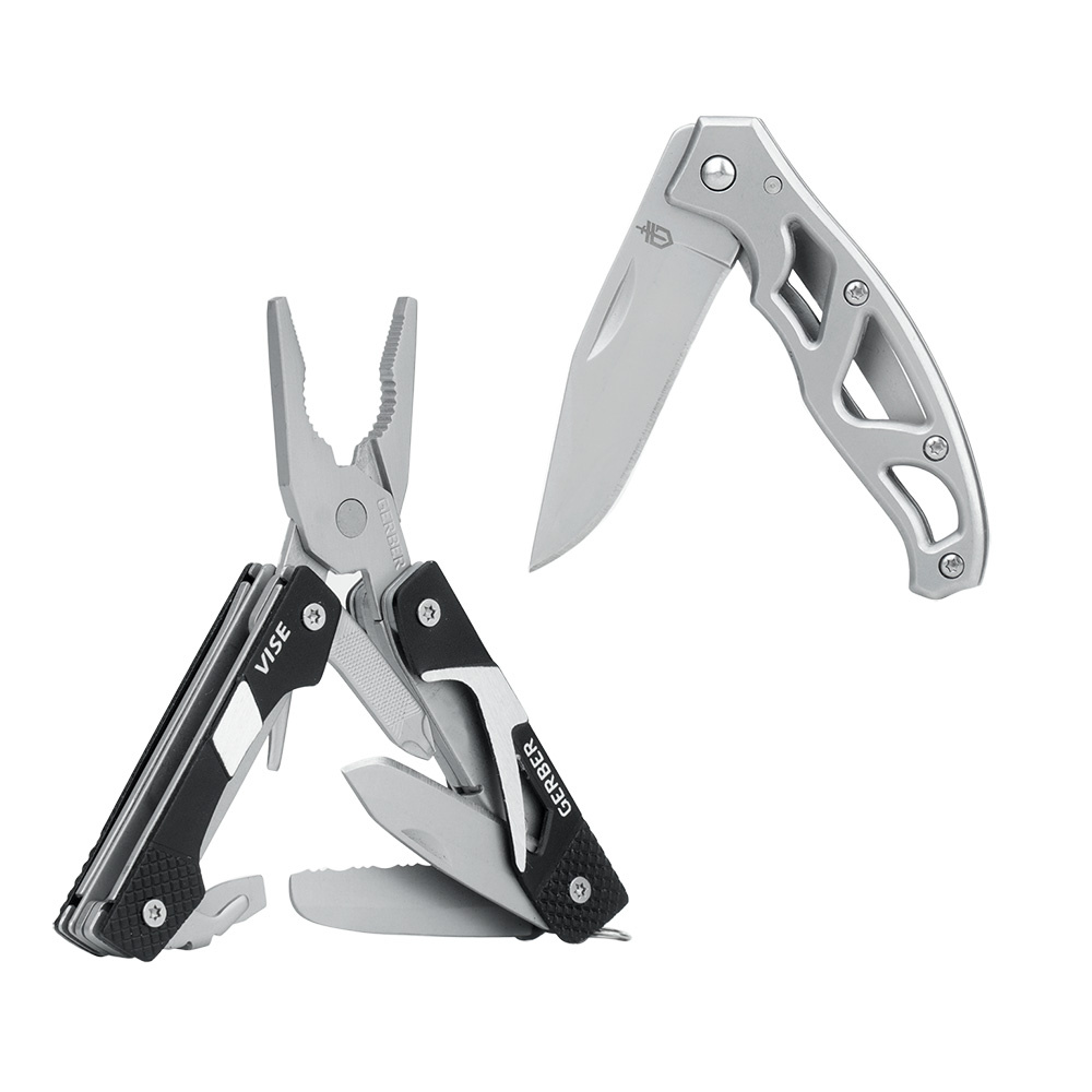 Gerber - Vise Multitool + Mini Paraframe Klappmesser Set - 1024632 ...