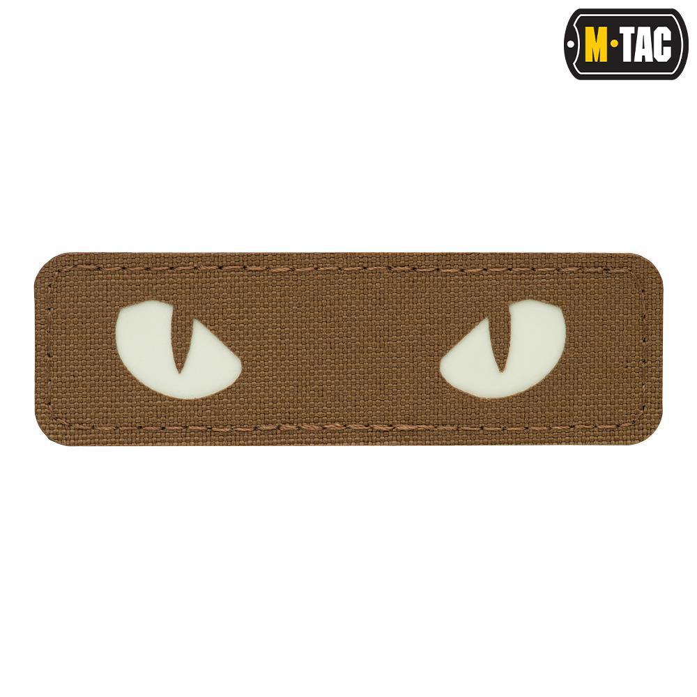 Naszywka Morale Patch Cat Eyes Velcro Laser Cut Coyote M-Tac 51009599