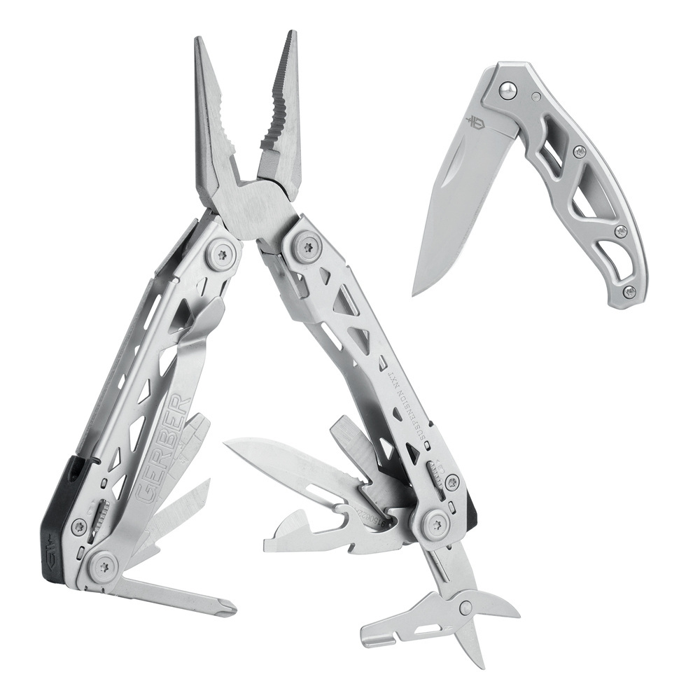 Zestaw Multitool Suspension NXT i nóż składany Mini Paraframe Gerber GT ...