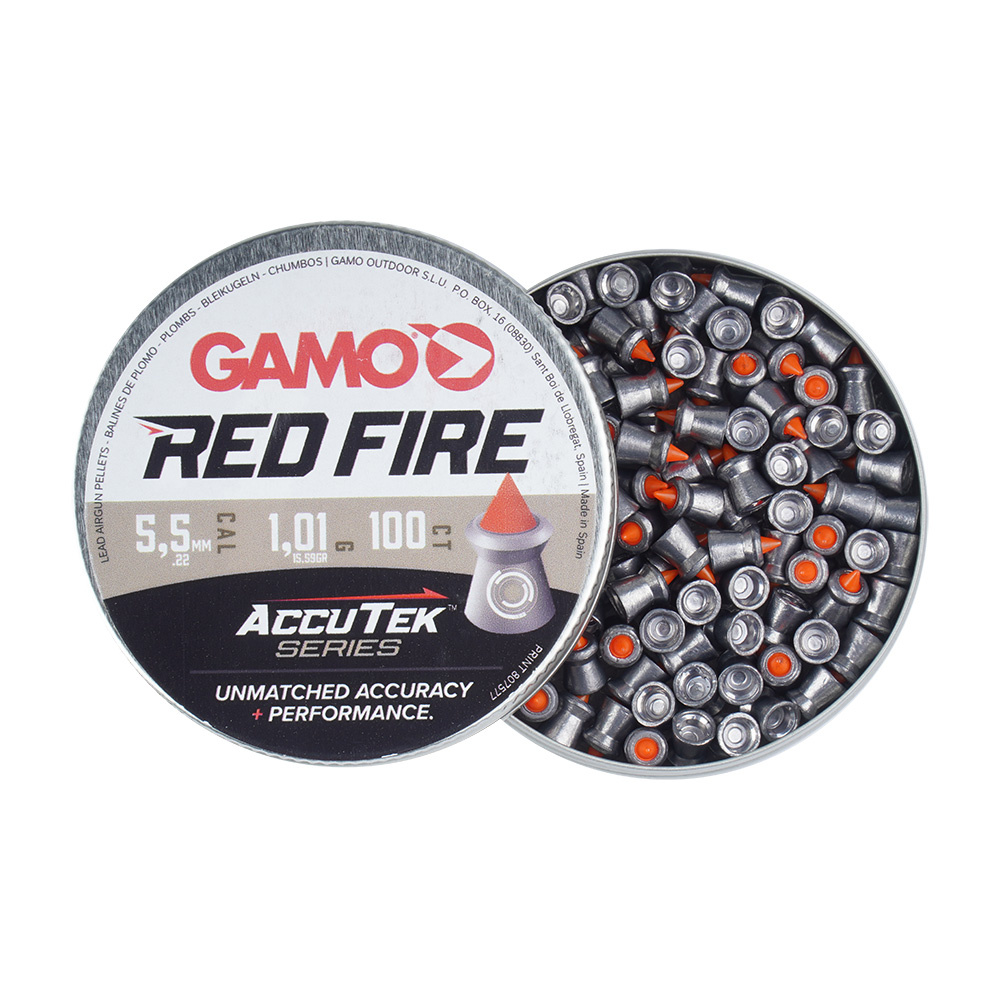 Śrut Diabolo AccuTek Red Fire Kaliber 5,5 mm 100 sztuk Gamo 6322704-AK ...