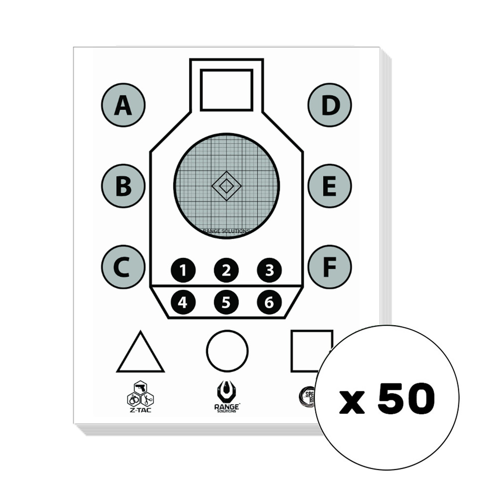 Tarcza strzelecka Aim Small 50 szt. Biały Range Solutions RAN-14-029294 ...