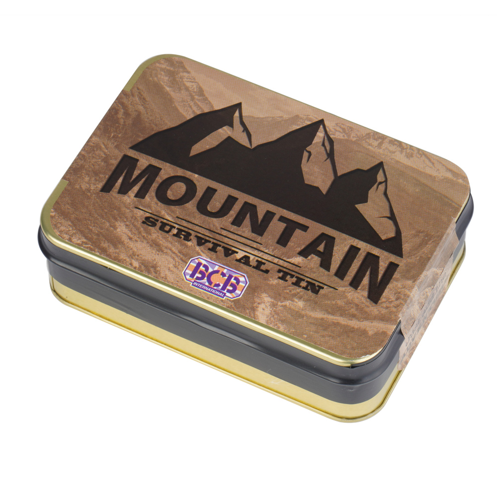 Zestaw survivalowy w puszce Mountain Survival Tin 21 elementów BCB ...