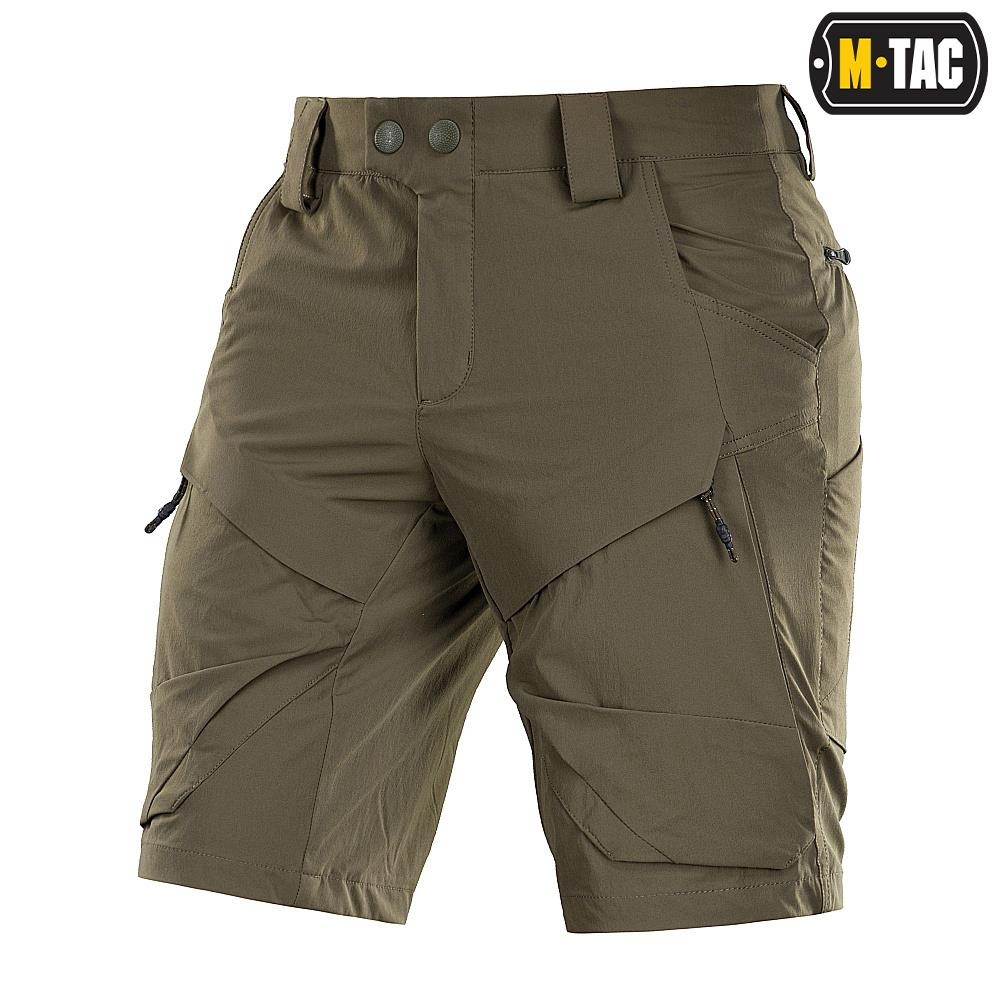 Szorty taktyczne Rubicon Flex 4-Way Stretch YKK Dark Olive M-Tac ...