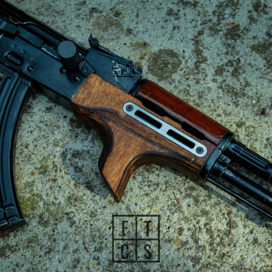Customowe Łoże AK AKM Mod 7 FTCS M-LOK Short Forward Curved nr.2