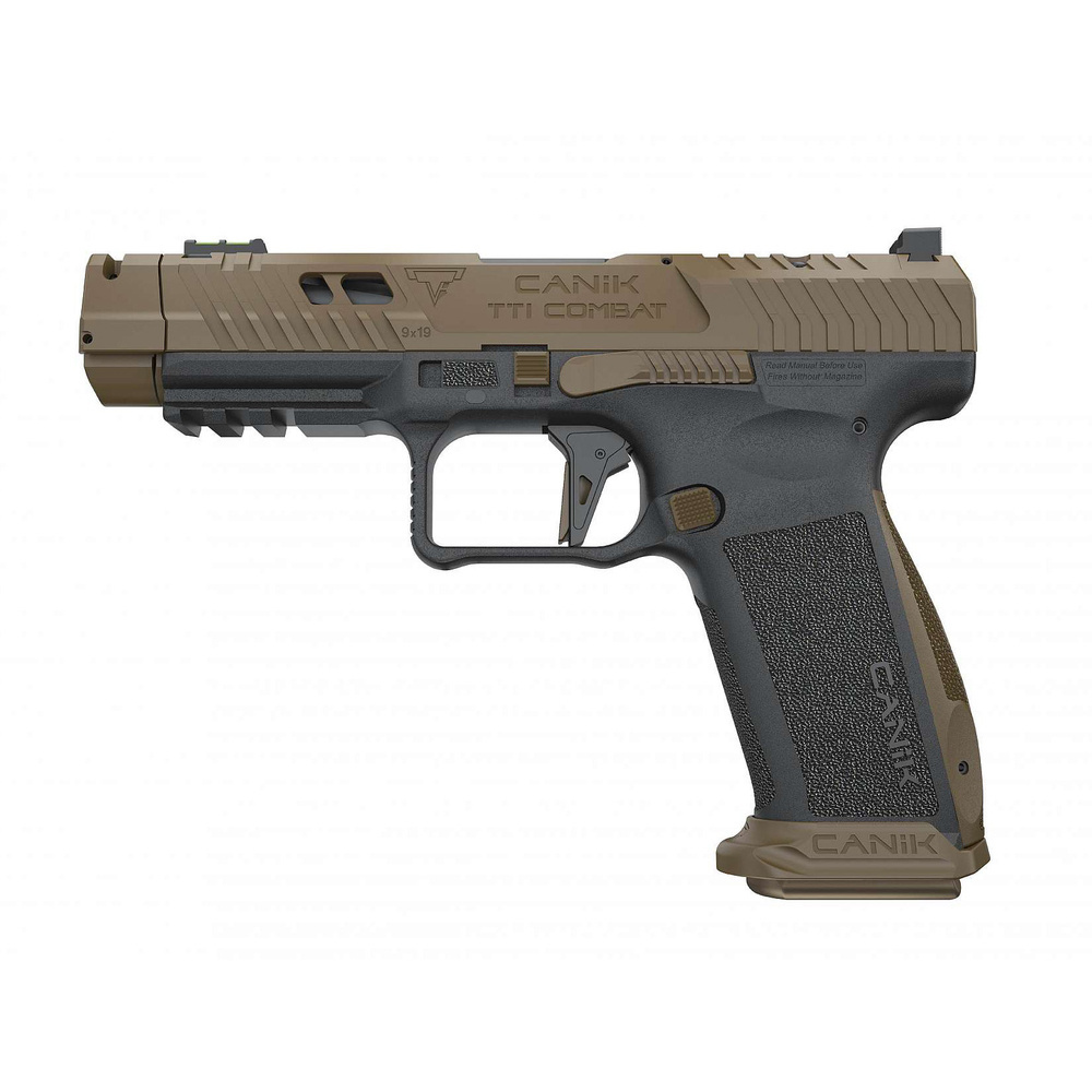 Canik - Pistolet TP9 TTI Combat - Taran Tactical Innovations - 9x19 Para - Czarny/Coyote Brown ...