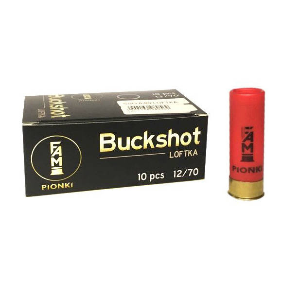 Amunicja śrutowa FAM Pionki 12/70 SG 8,6 mm 34 g - Loftka - 10 szt. - cena, opinie | Sklep ...