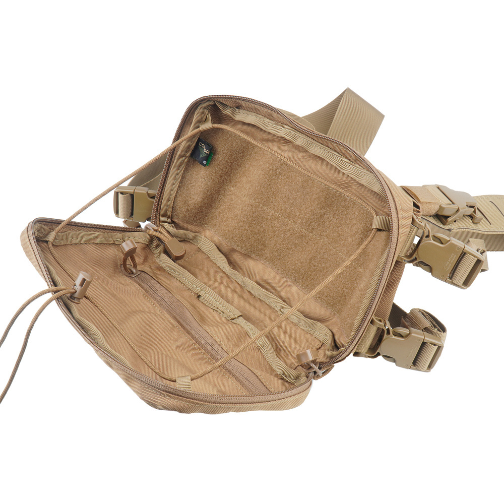 Kamizelka taktyczna MOLLE Stowaway Chest Rig Brązowa Coyote Condor ...