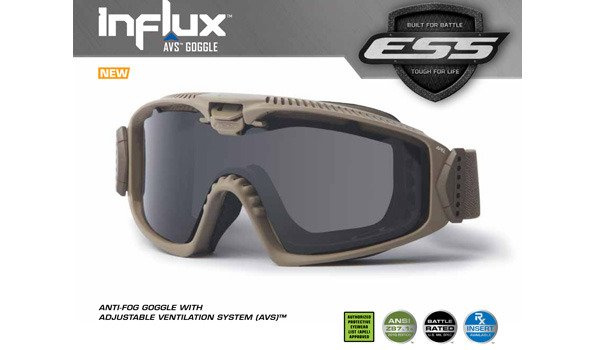 ESS - Gogle taktyczne Influx AVS Goggle - Czarny - EE7018-09 - cena ...