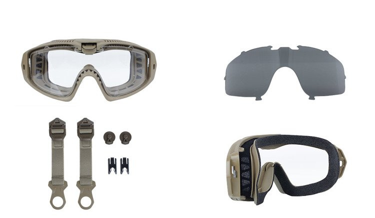 ESS - Gogle taktyczne Influx Pivot Ops Core - Terrain Tan - EE7018-21 ...