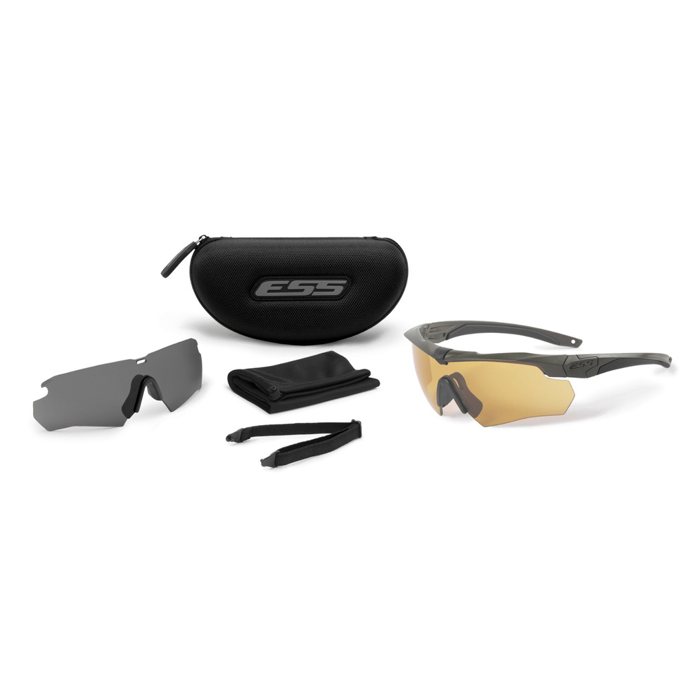 Okulary balistyczne Crossbow 2LS Hi-Def Bronze & Smoke Gray ESS EE9007 ...