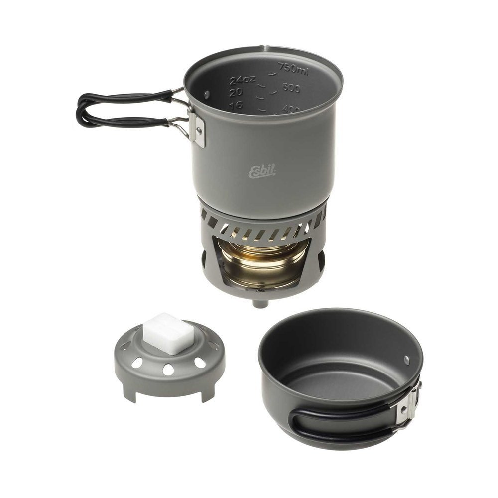 Esbit - Zestaw do gotowania kuchenka z garnkami Cookset (Spirit/Solid ...