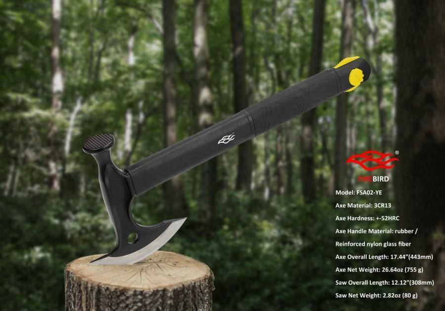 Toporek Ganzo Firebird Axe FSA02-YE 265-201 Czarny