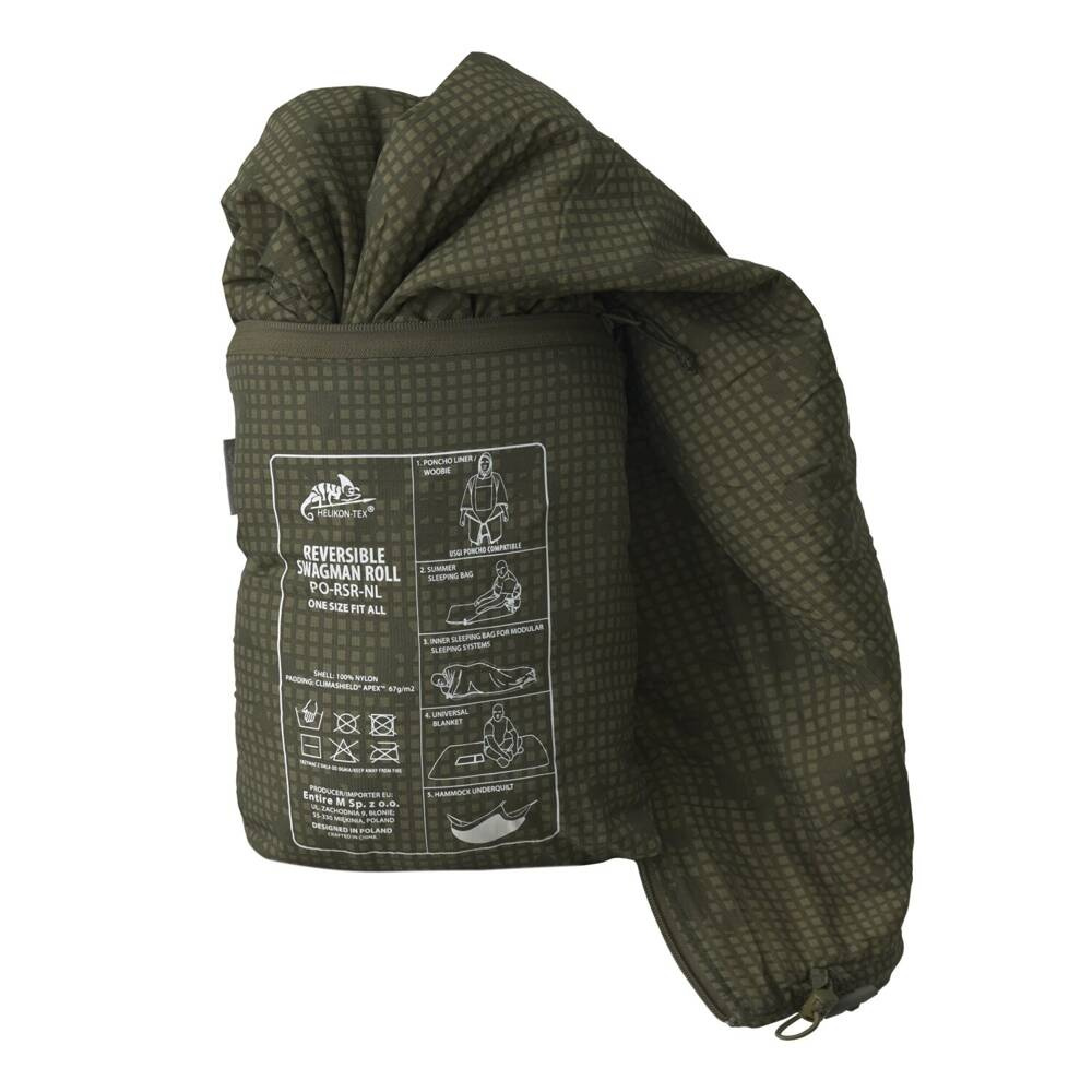 Ponczo survivalowe przeciwdeszczowe Helikon Dwustronny Swagman Roll ...