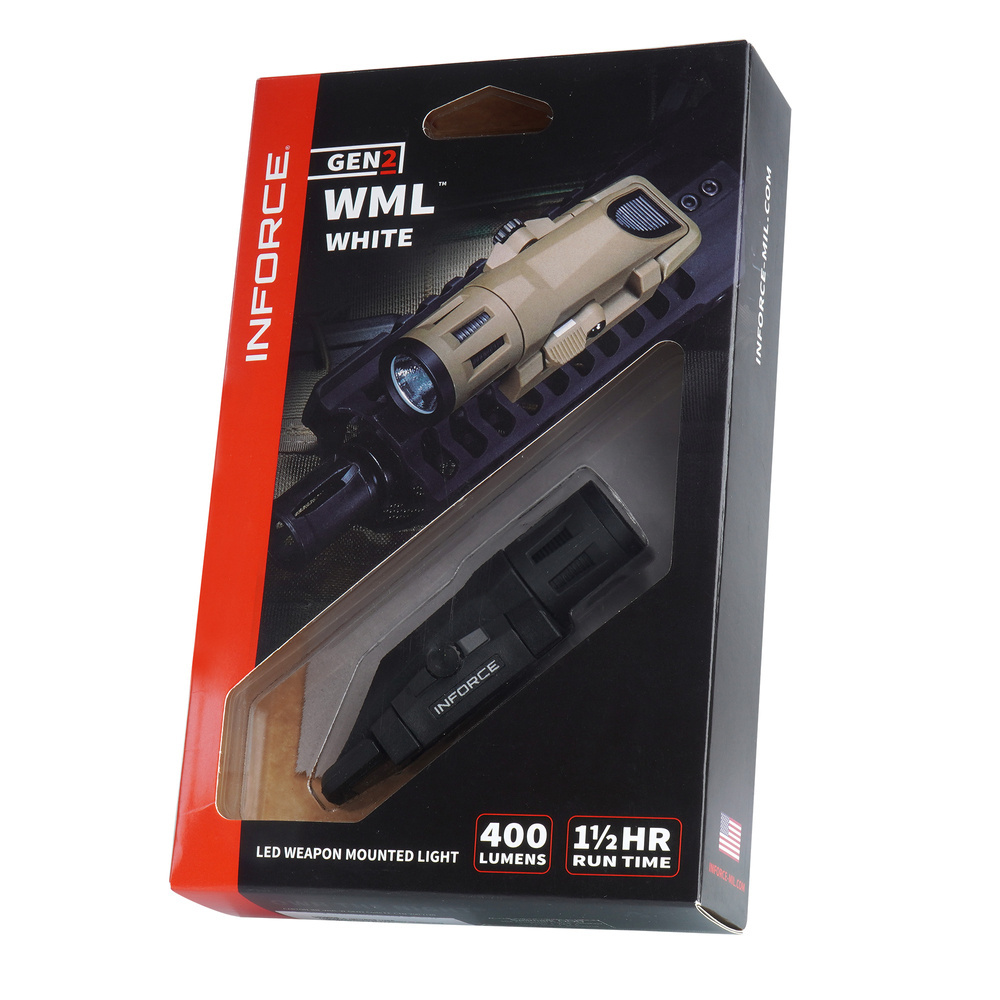 Latarka na broń długą WML White Moc 400 lumenów Montaż Picatinny Czarna ...