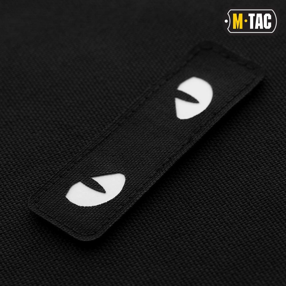 M-Tac Naszywka Morale Patch Cat Eyes Velcro Laser Cut Czarna 51009299