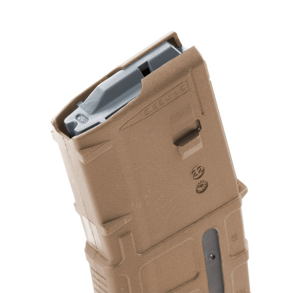 Magpul - Magazynek z okienkiem PMAG® 30 AR-15 / M4 Window - GEN M3™ - Medium Coyote Tan - MAG556 ...