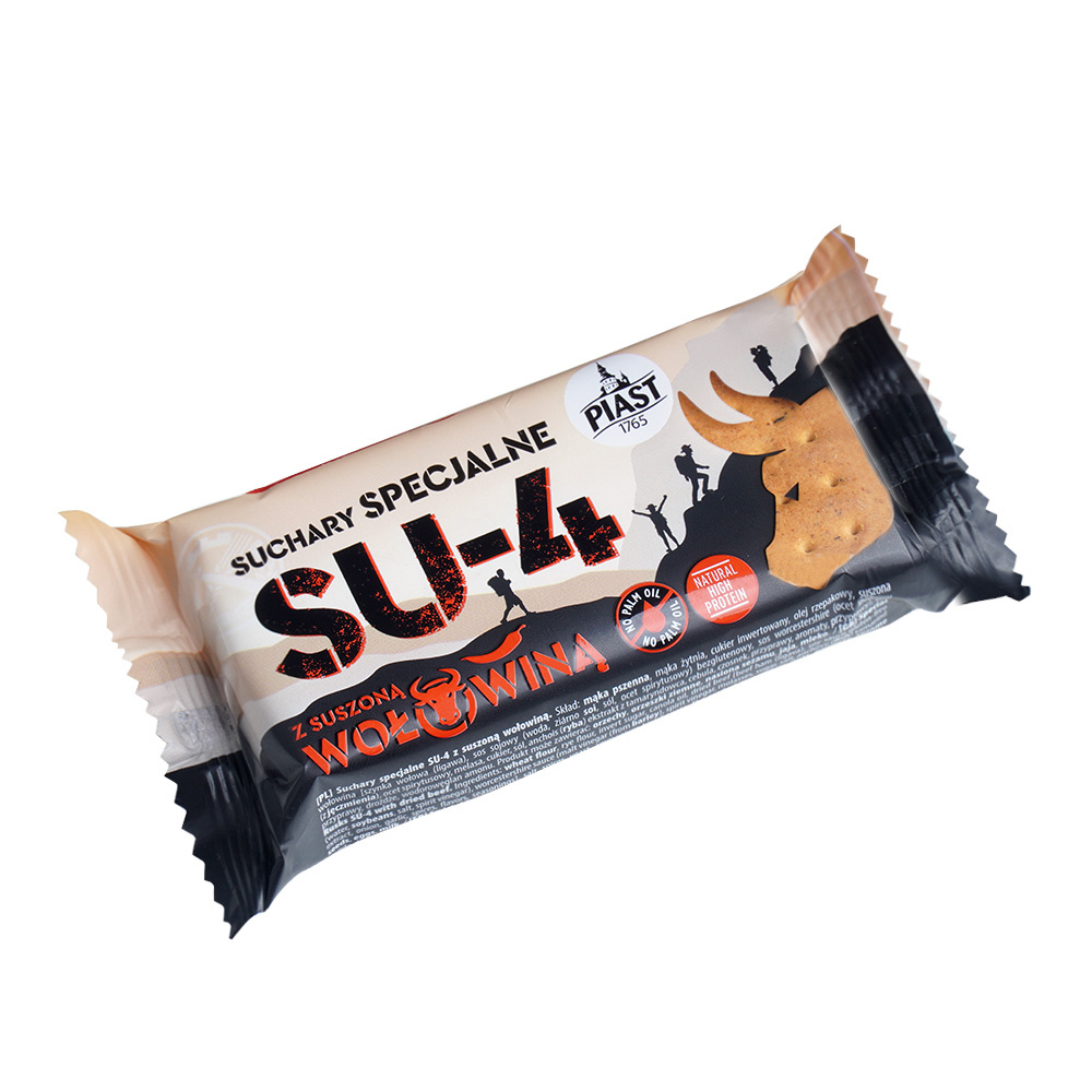 Suchary Specjalne Wojskowe Z wołowiną Piast SU-4
