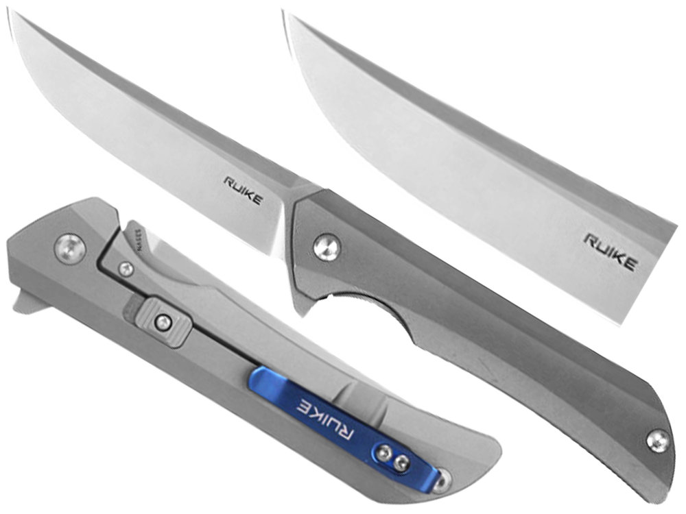 Nóż składany EDC z okładzinami z tytanu Ruike M121-TZ
