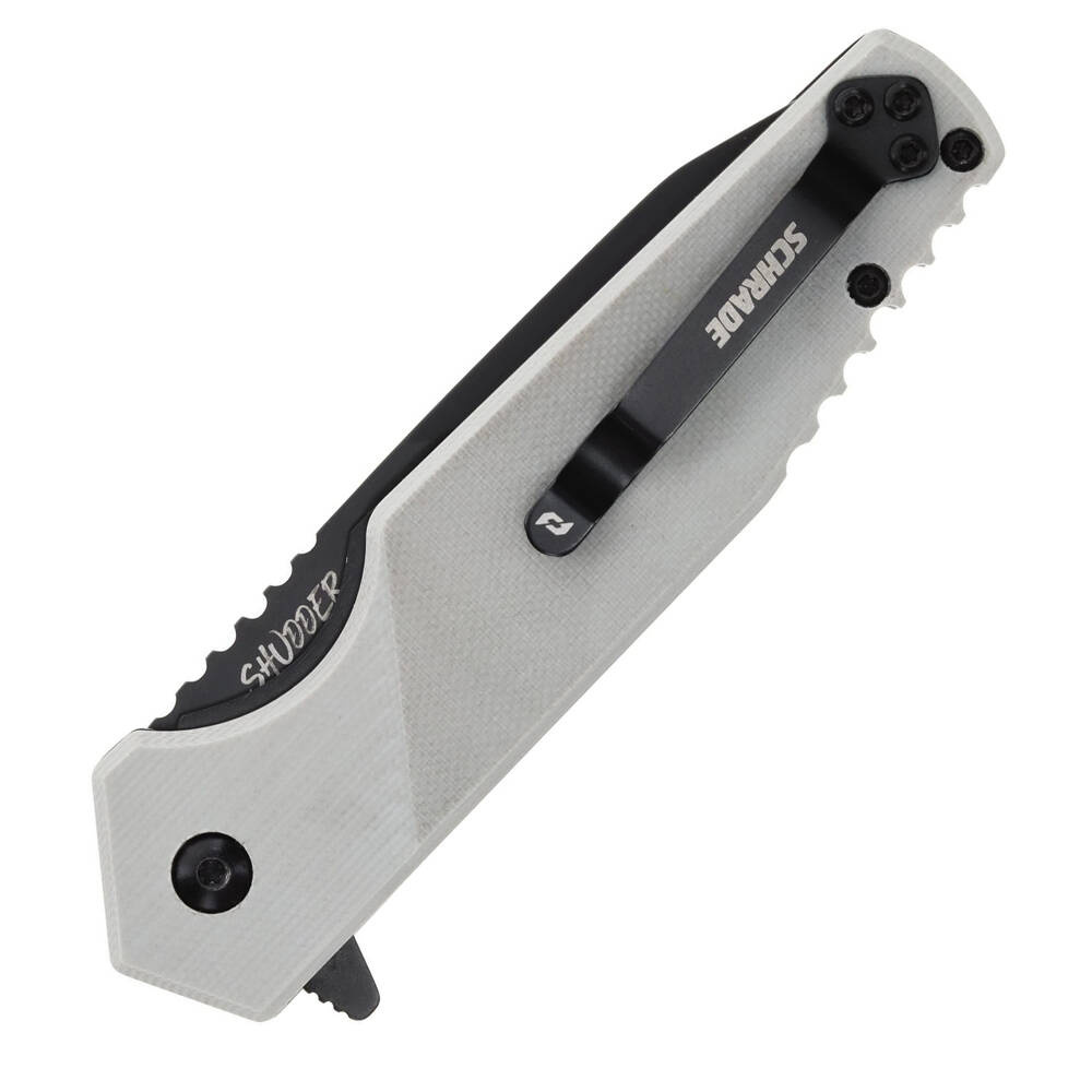 Schrade Nóż składany EDC Shudder Assisted Opening Folder AUS-10 Szary ...