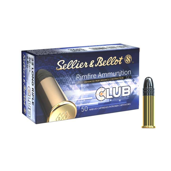 Sellier&Bellot - Amunicja bocznego zapłonu .22LR Club LRN 40 gr / 2.6 g - 50 szt. - cena, opinie ...
