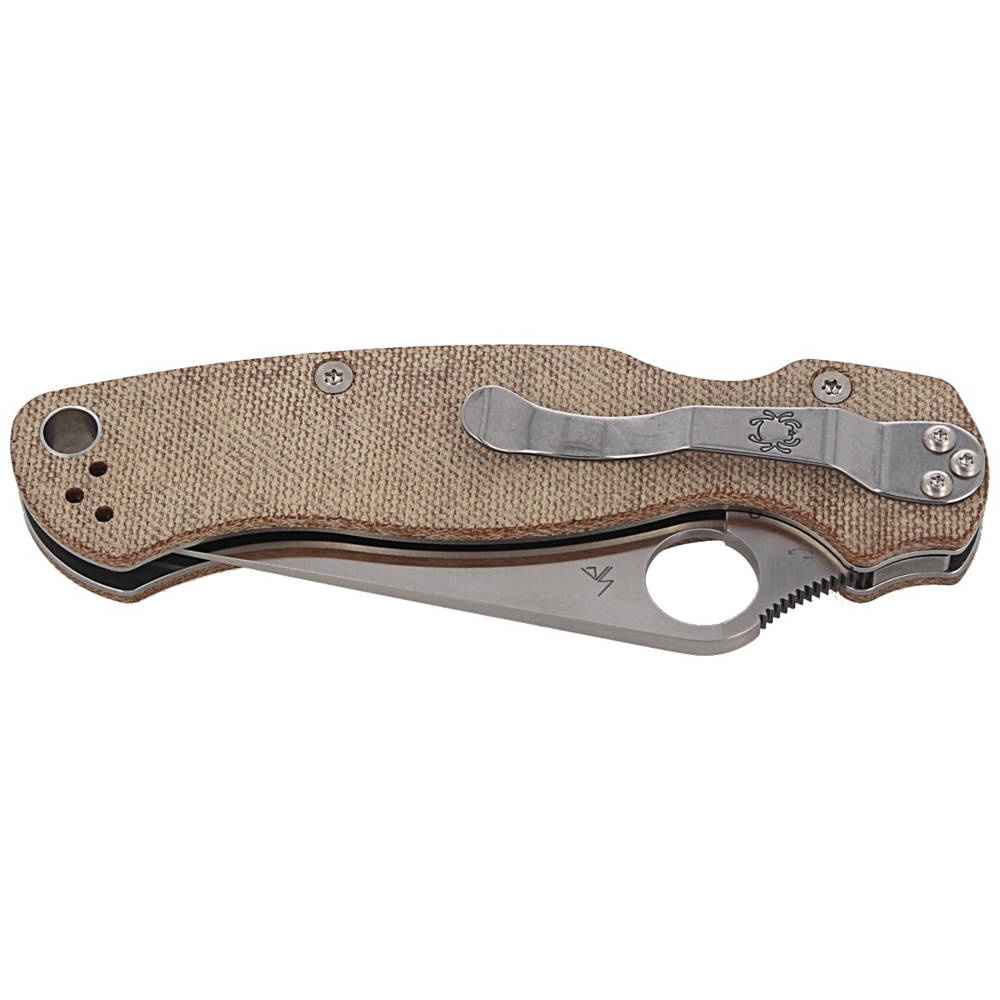 Spyderco Nóż składany Para Military 2 CPM Cru-Wear Brązowy C81MPCW2 ...