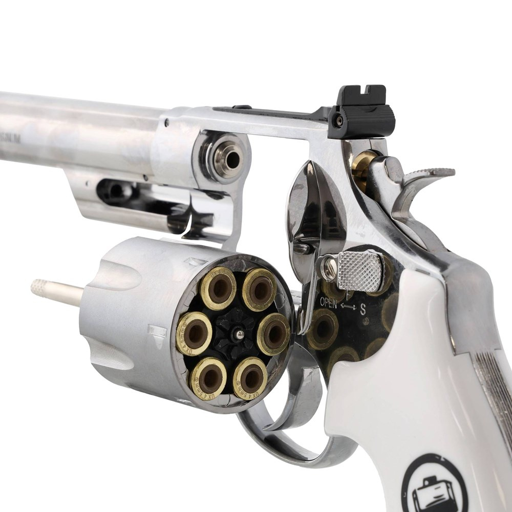 Umarex Rewolwer wiatrówka CO2 Smith&Wesson 629 Trust Me 4,5 mm Srebrny ...