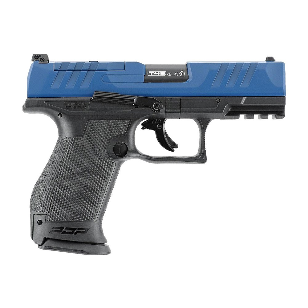Pistolet RAM T4E PDP Compact 4" Walther Kal .43 Czarny / Niebieski 2. ...